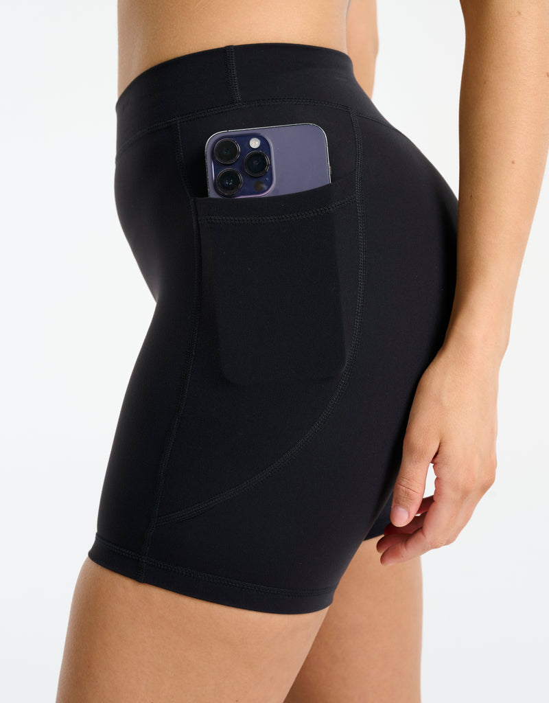 Ascend Pocket Shorts 6" in Black | Buttery Soft, Ultra-Stretch Shorts ...